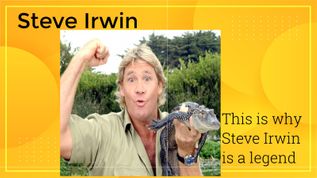 Steve Irwin at emaze Presentation