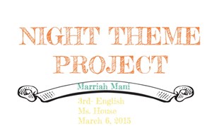 NIGHT THEME PROJECT at emaze Presentation