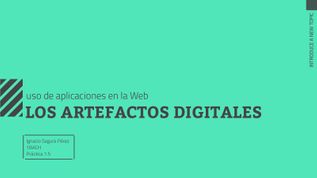 los artefactos digitales at emaze Presentation