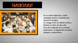 Museo de haikyuu! at emaze Presentation