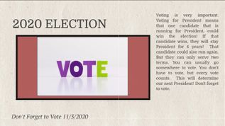 Election at emaze Presentation