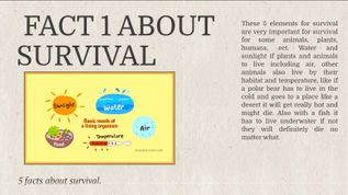 5 facts about survival at emaze Presentation