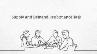 Supply and Demand Performance Task at emaze Presentation