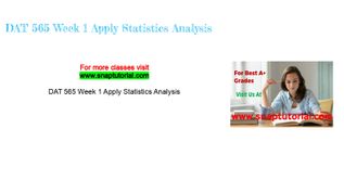 DAT 565 Transform the World snaptutorial.com at emaze Presentation