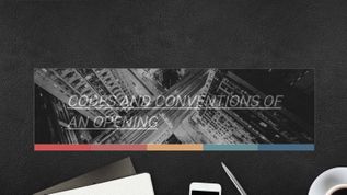 CODES AND CONVENTIONS OF AN OPENING at emaze Presentation