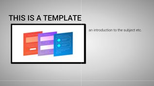 this is a template at emaze Presentation