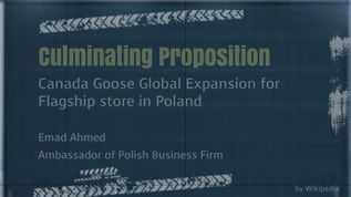 Culminating Proposition at emaze Presentation