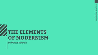 The Elements of Modernism at emaze Presentation