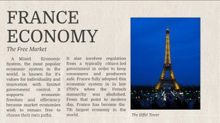 France Economy at emaze Presentation