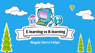 E-learning vs B-learning at emaze Presentation