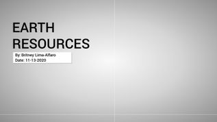 Earth resources at emaze Presentation