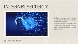 INTERNET SEcurity at emaze Presentation