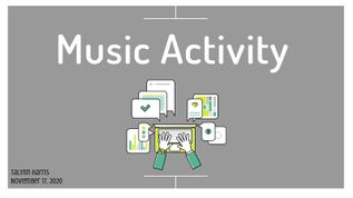 Music Activity at emaze Presentation