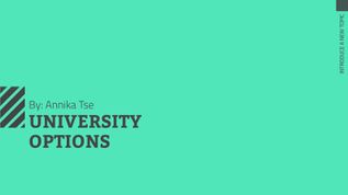 University Options at emaze Presentation