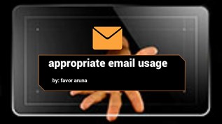 appropriate email usage at emaze Presentation