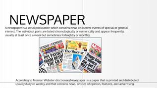 Newspaper At Emaze Presentation