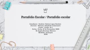 Portafolio Escolar School portfolio at emaze Presentation
