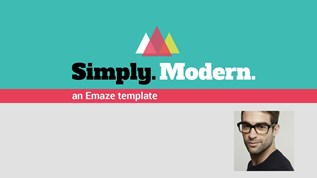 Simply Modern Emaze template at emaze Presentation