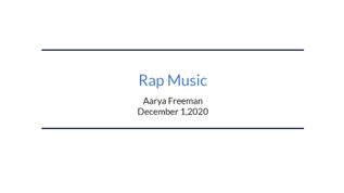 Rap Music at emaze Presentation