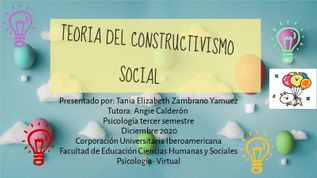 TEORIA DEL CONSTRUCTIVISMO SOCIAL at emaze Presentation