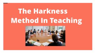 The HarknessMethod In Teaching at emaze Presentation