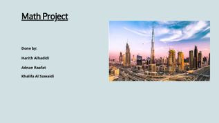 Math Project at emaze Presentation