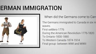 German Immigration at emaze Presentation