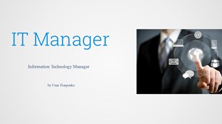 An IT Manager at emaze Presentation