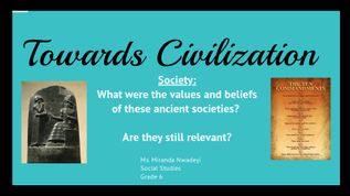 Towards Civilization at emaze Presentation