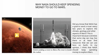 Mars Opinion at emaze Presentation