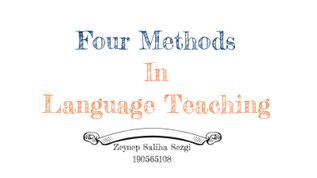 Four language teaching methods at emaze Presentation