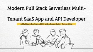 Modern Full Stack Serverless Multi-Tenant SaaS App and API at emaze Presentation