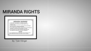Miranda Rights at emaze Presentation