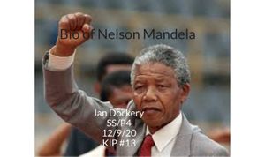 Bio of Nelson Mandela at emaze Presentation