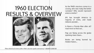 1960 election Results & overview at emaze Presentation