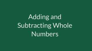 Adding and Subtracting Whole Numbers at emaze Presentation