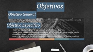 Objetivos at emaze Presentation