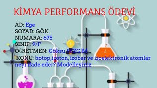 Ege GÖK 9-F Kimya performans ödevi at emaze Presentation