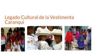 Legado Vestimenta Caranqui at emaze Presentation
