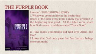 The Purple Book Lesson 1 Question Responses at emaze Presentation