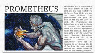 Prometheus Myth at emaze Presentation