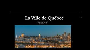 La Ville de Québec at emaze Presentation
