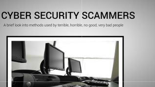 cyber security scammers at emaze Presentation