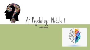 AP Psychology: Module 1 at emaze Presentation