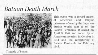 Bataan Death March at emaze Presentation