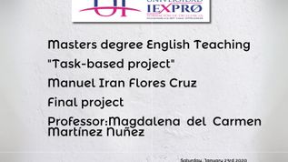 Masters degree English Teaching"Task-based project" at emaze Presentation