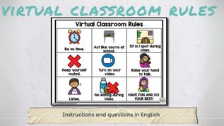 virtual classroom rules at emaze Presentation