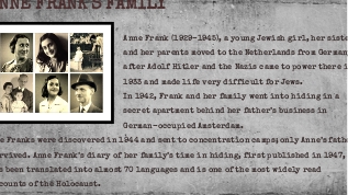The Story of Anna Frank at emaze Presentation