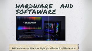 HARDWARE AND SOFTAWARE at emaze Presentation