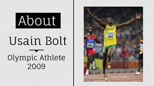 usain bolt at emaze Presentation